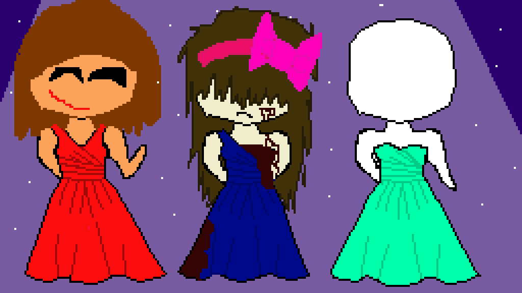 Editing prom collab! - Free online pixel art drawing tool - Pixilart