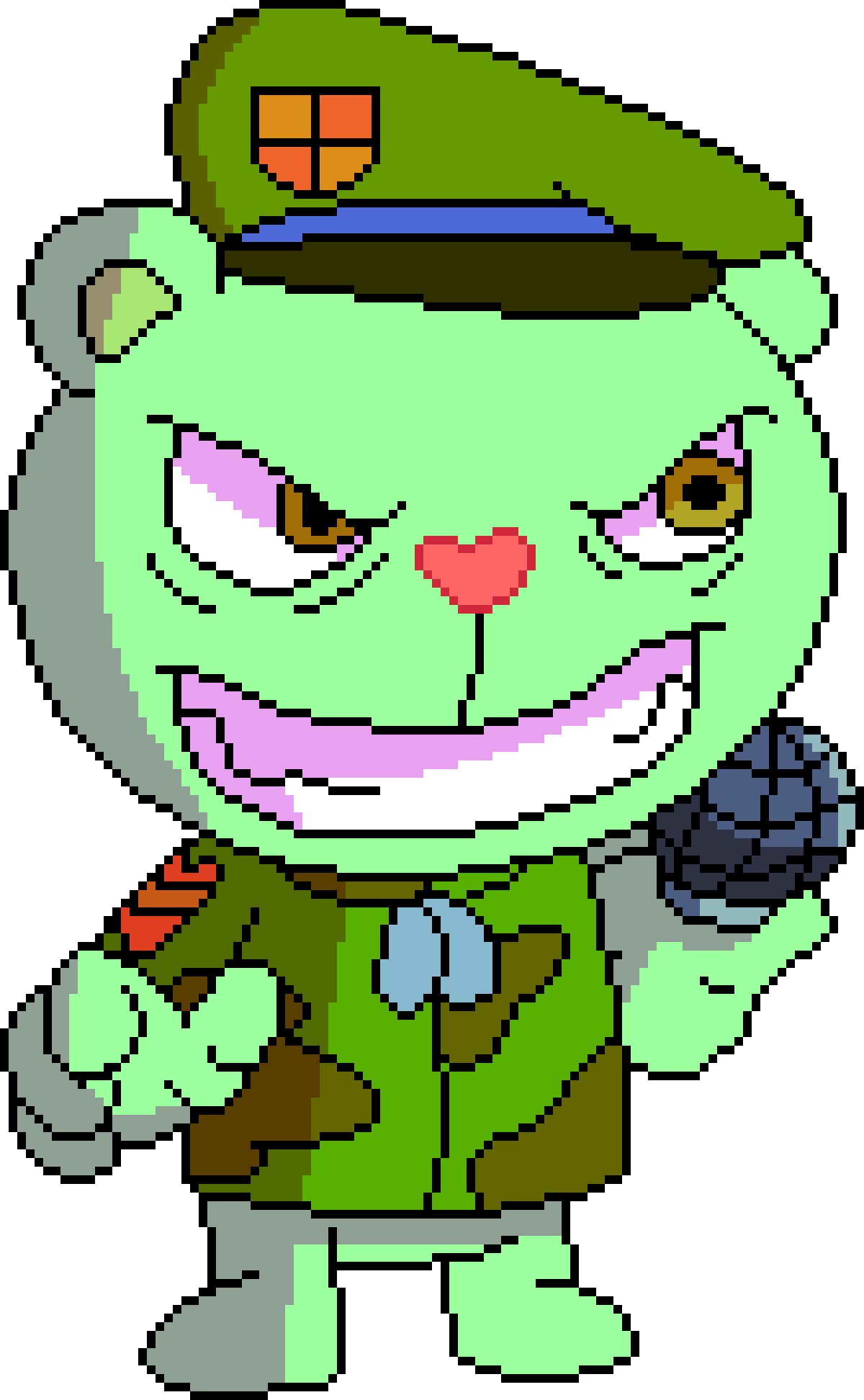 Pixilart - Flippy by FNFEnjoyer08