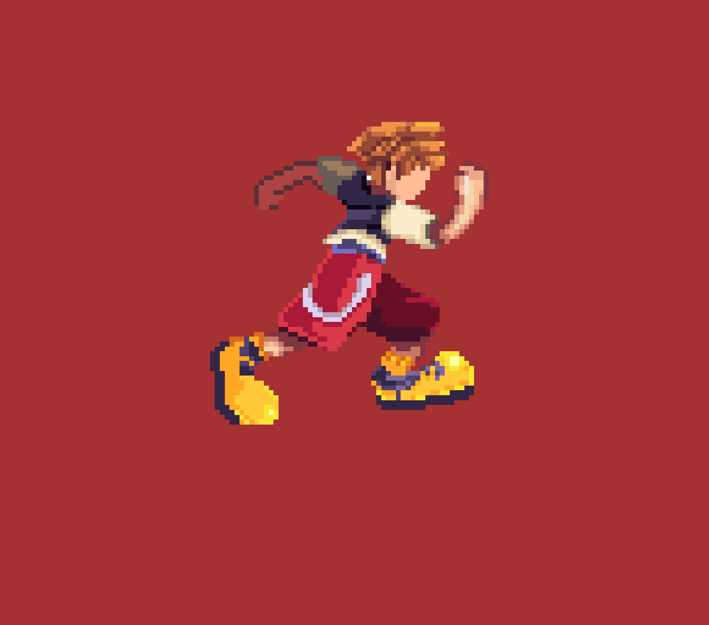 Pixilart - Sora Run Cycle by Sacred-Eye