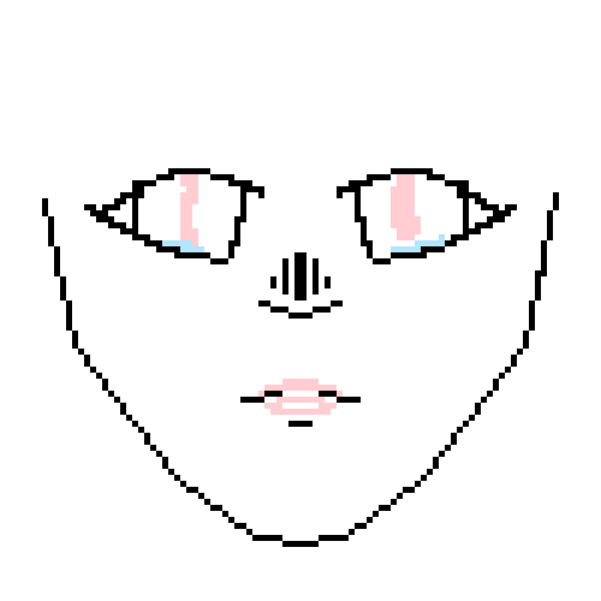 Editing Crying Eyes - Free online pixel art drawing tool - Pixilart