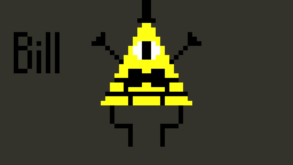 Editing Bill Cipher - Free online pixel art drawing tool - Pixilart