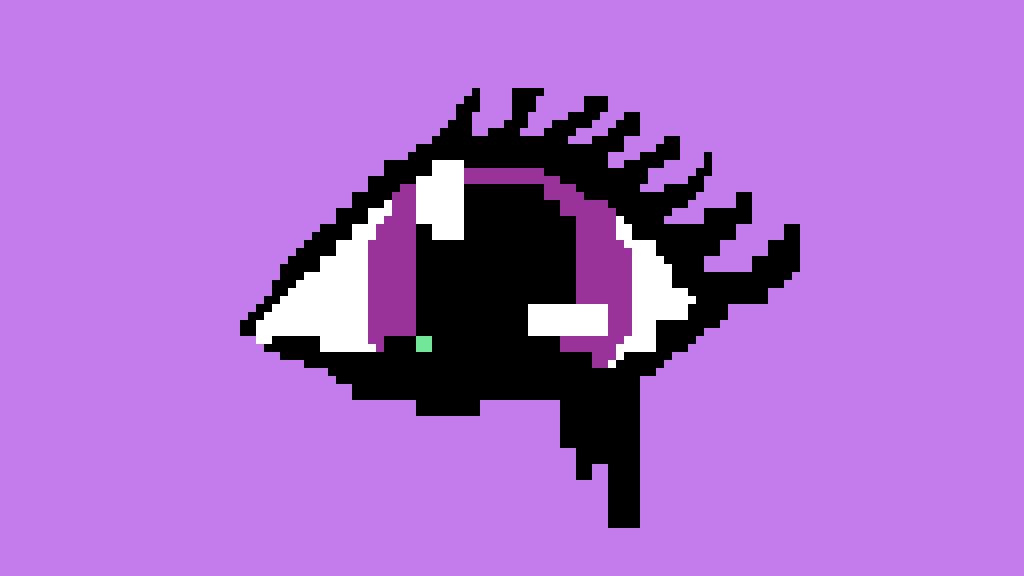 Pixilart Purple Girl By Smile Darling