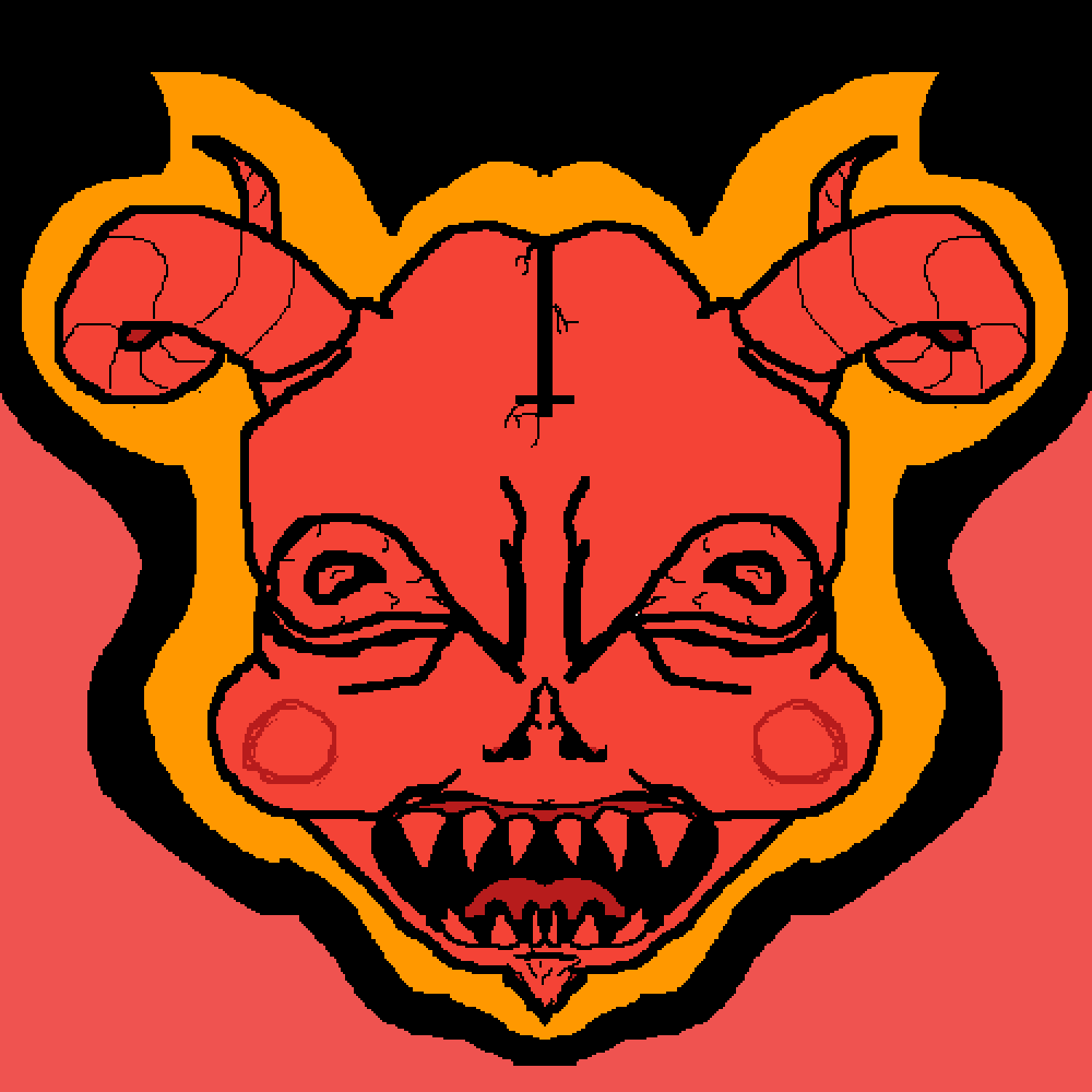 Pixilart - screaming demon by bimmy-bobo