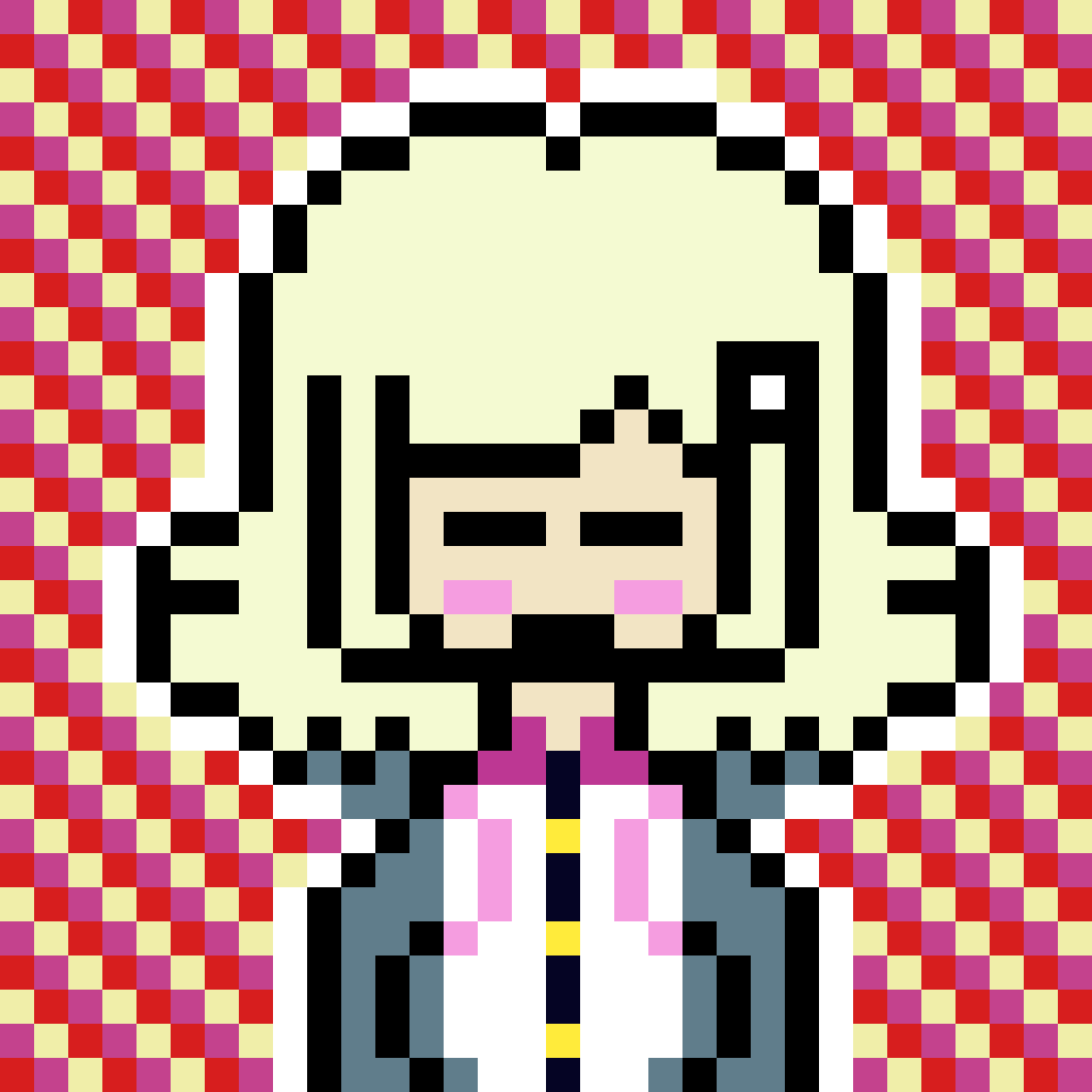 Pixilart - Chiaki Nanami Pixel by MagicPhase333