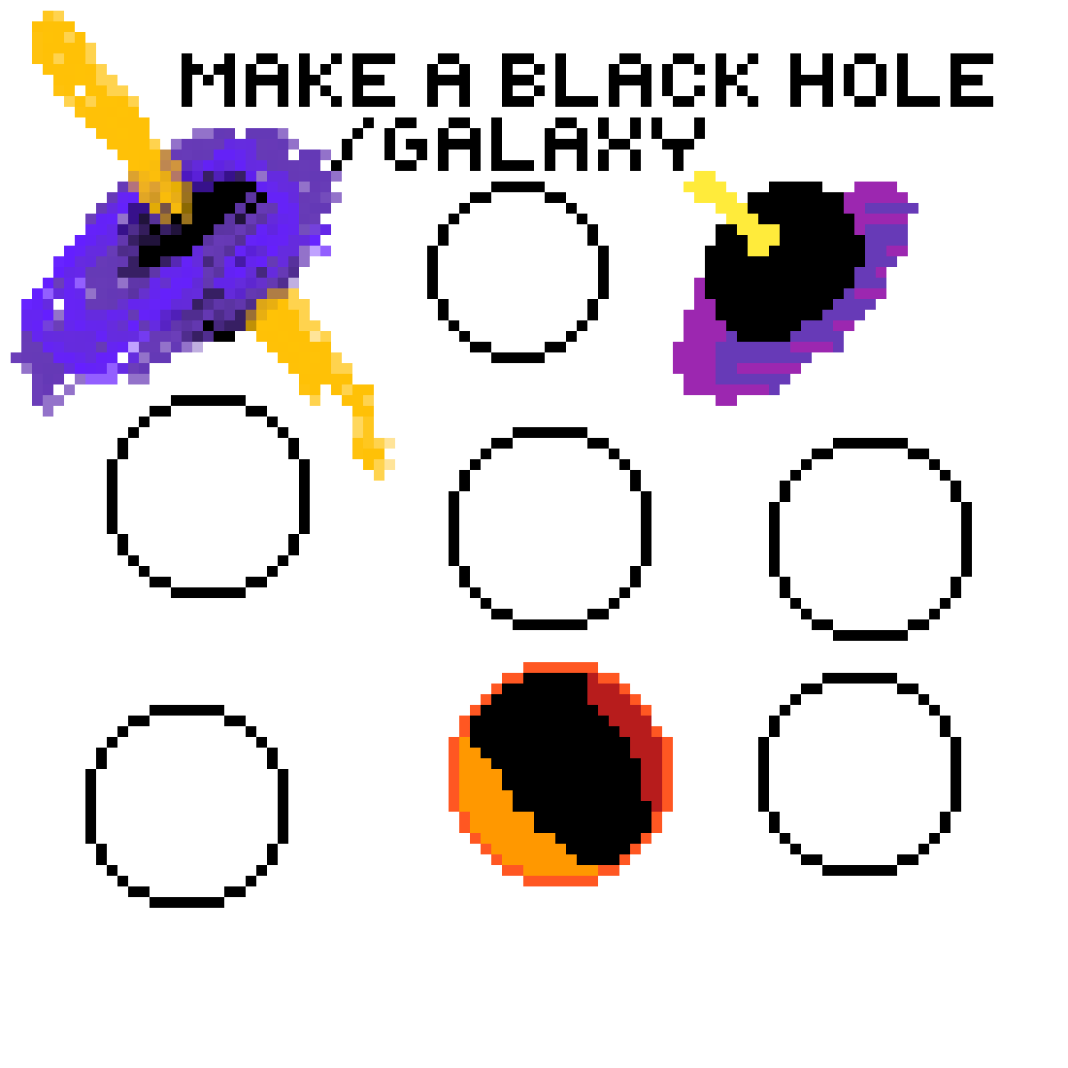 Editing Black Hole - Free online pixel art drawing tool - Pixilart