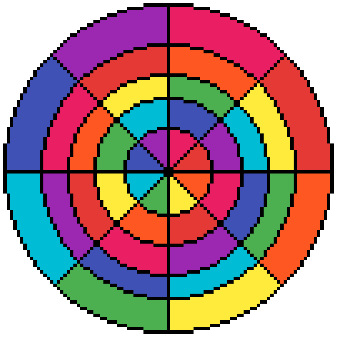 Pixilart - Color Wheel by bossboy745