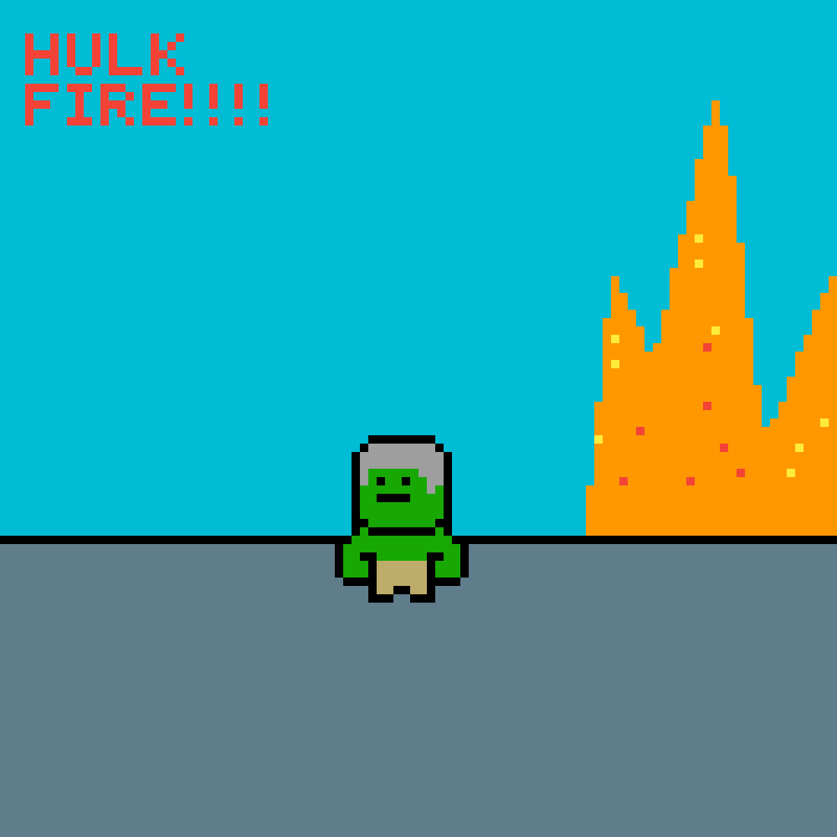 Pixilart - hulk derp by Snickers