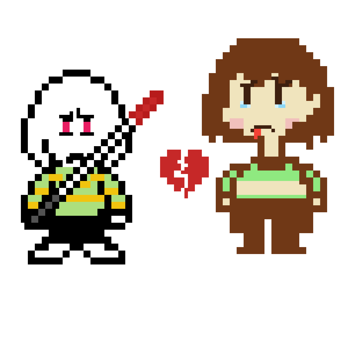 Editing game over cry chara angry asriel - Free online pixel art ...