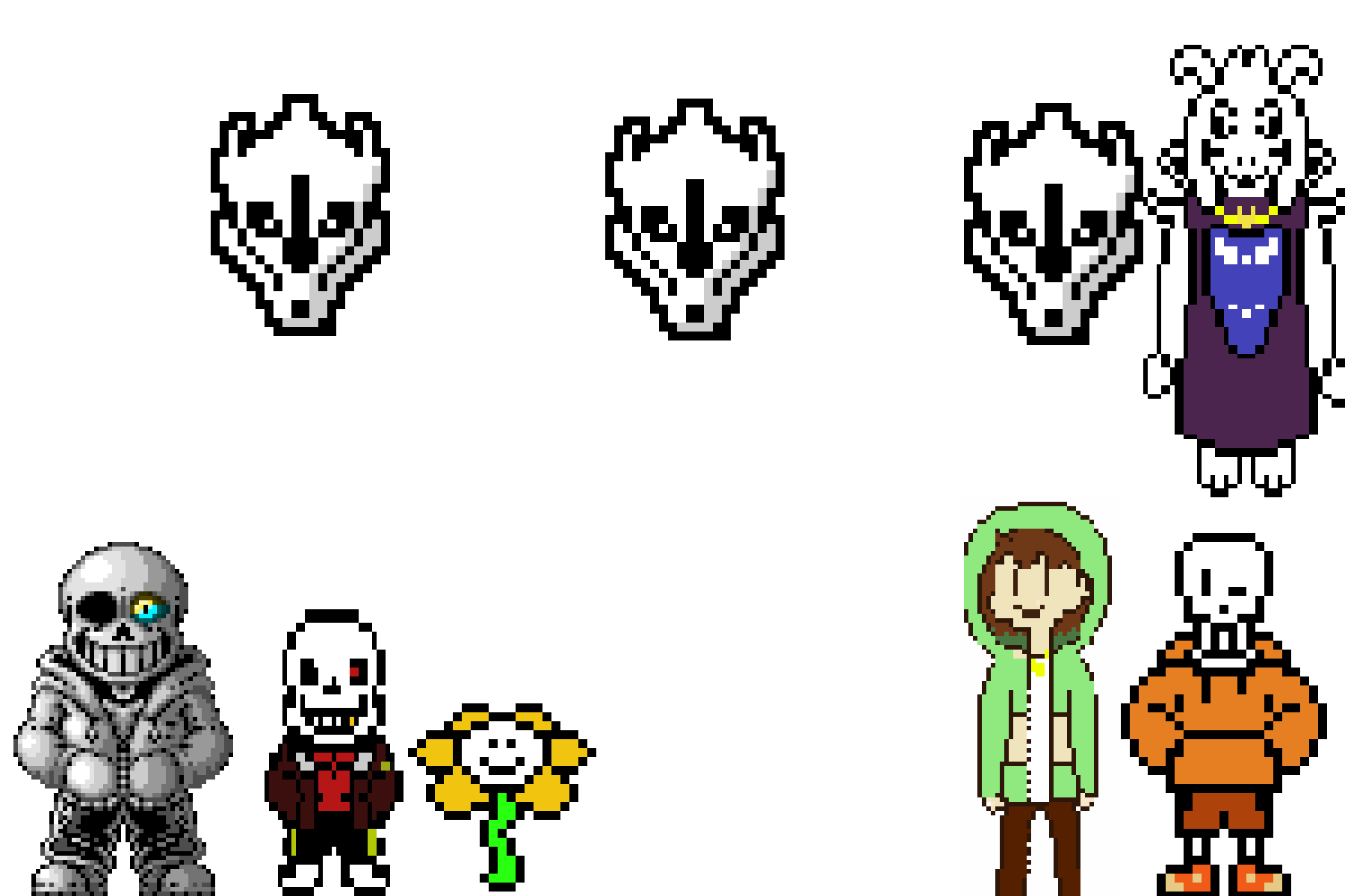 Pixilart - UNDERTALE MEGA FIGHT by HypeforFNF