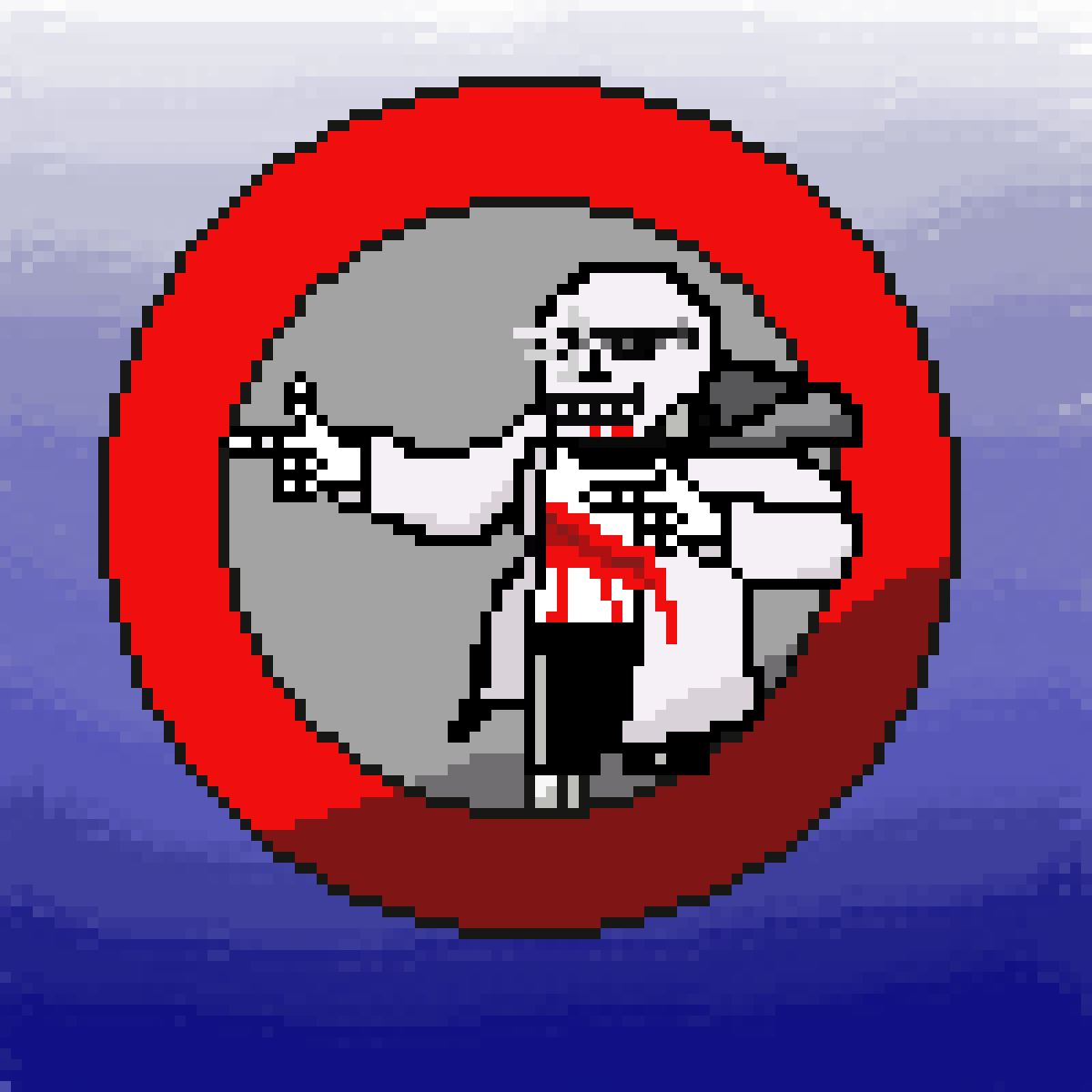 Pixilart - Sans the Skeleton Geno by Nickexe