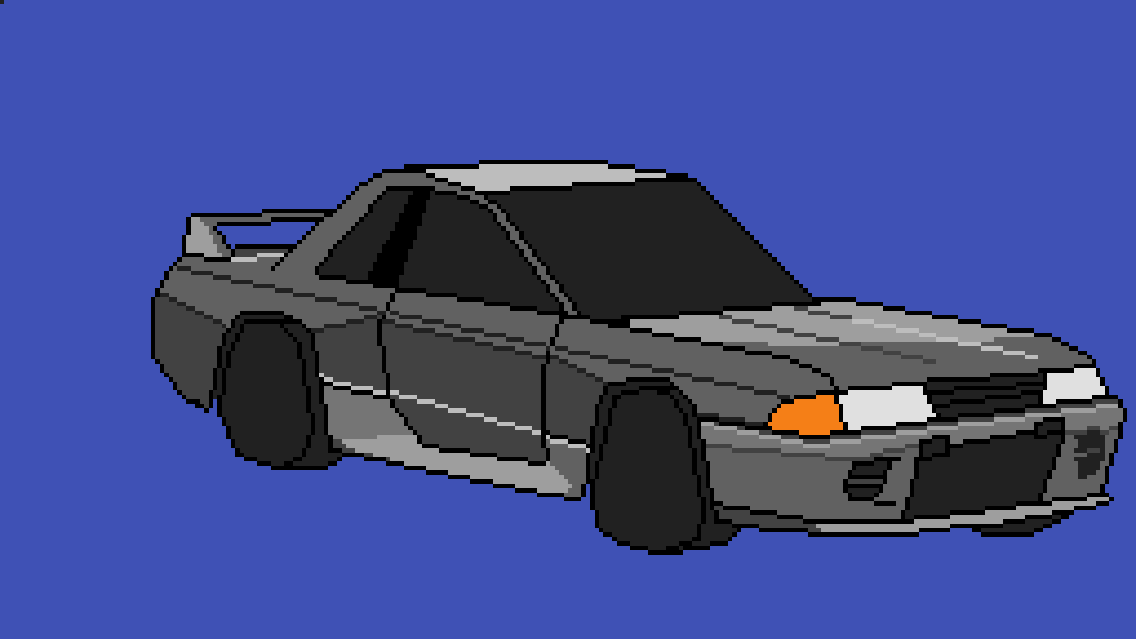 Editing nissan skyline gtr r32 - Free online pixel art drawing tool ...