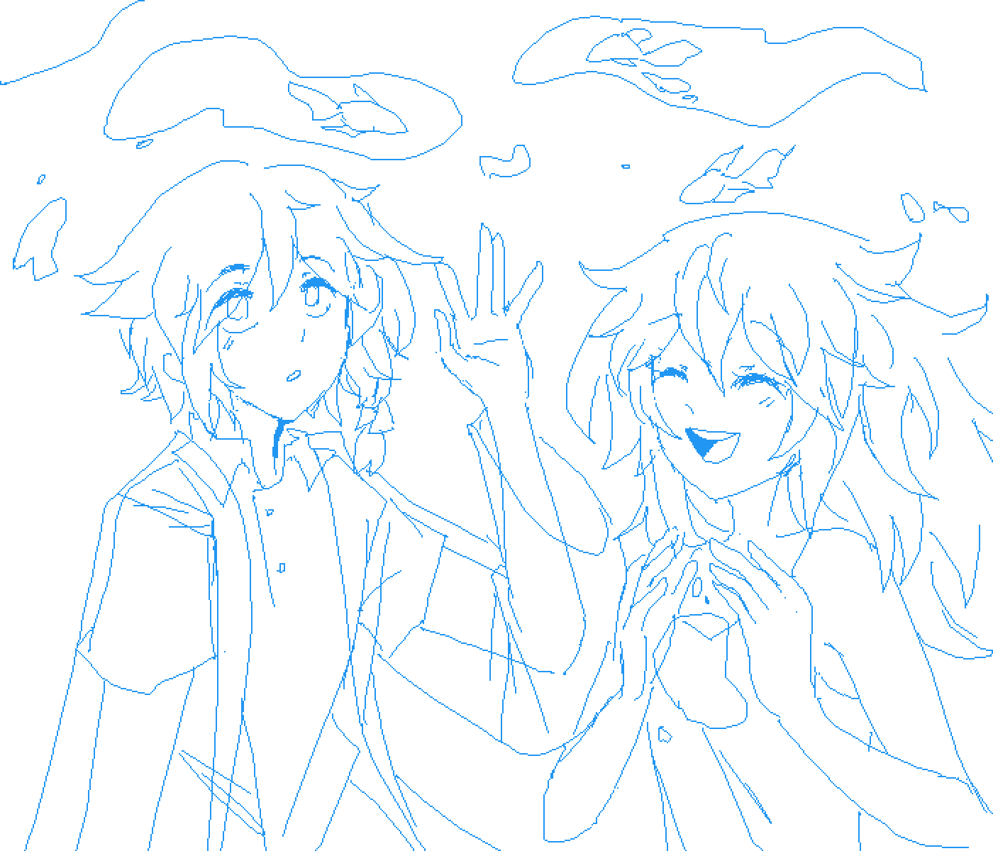 Pixilart - Blue and Delta by Mayuniki