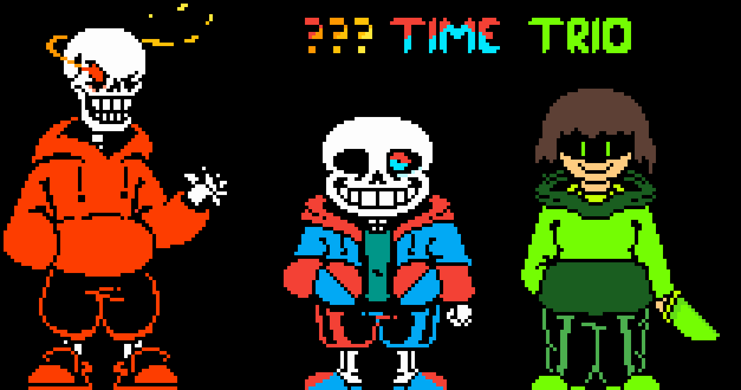 Pixilart - time trio phase 1 animate by 0gamer2000
