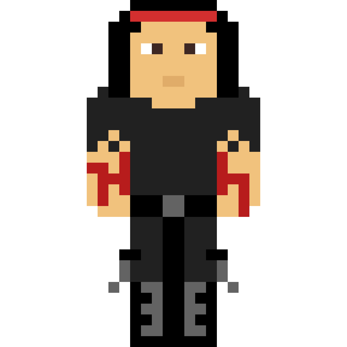 Pixilart - John Rambo Minecraft Skin by rihanna-draws