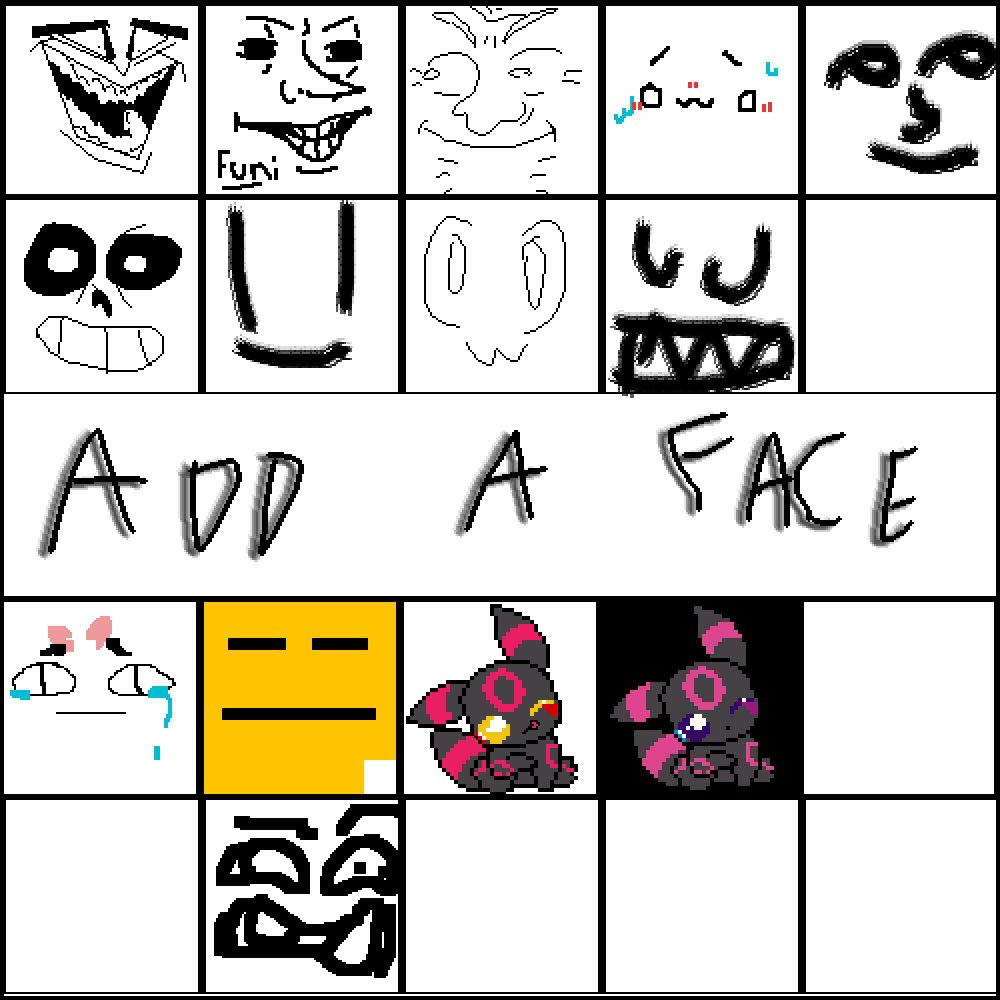 Editing Add a face - Free online pixel art drawing tool - Pixilart