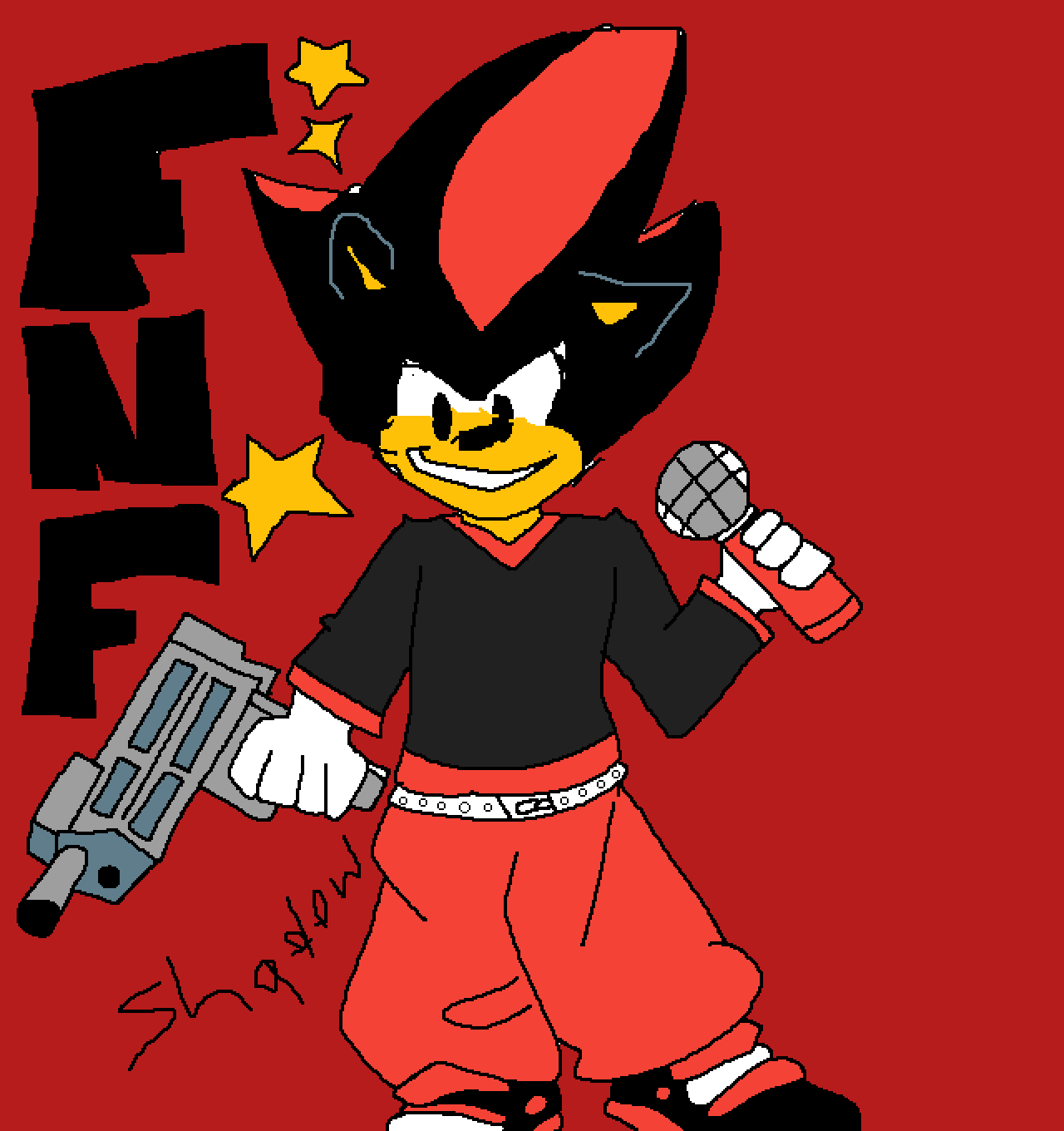 Editing FNF shadow - Free online pixel art drawing tool - Pixilart