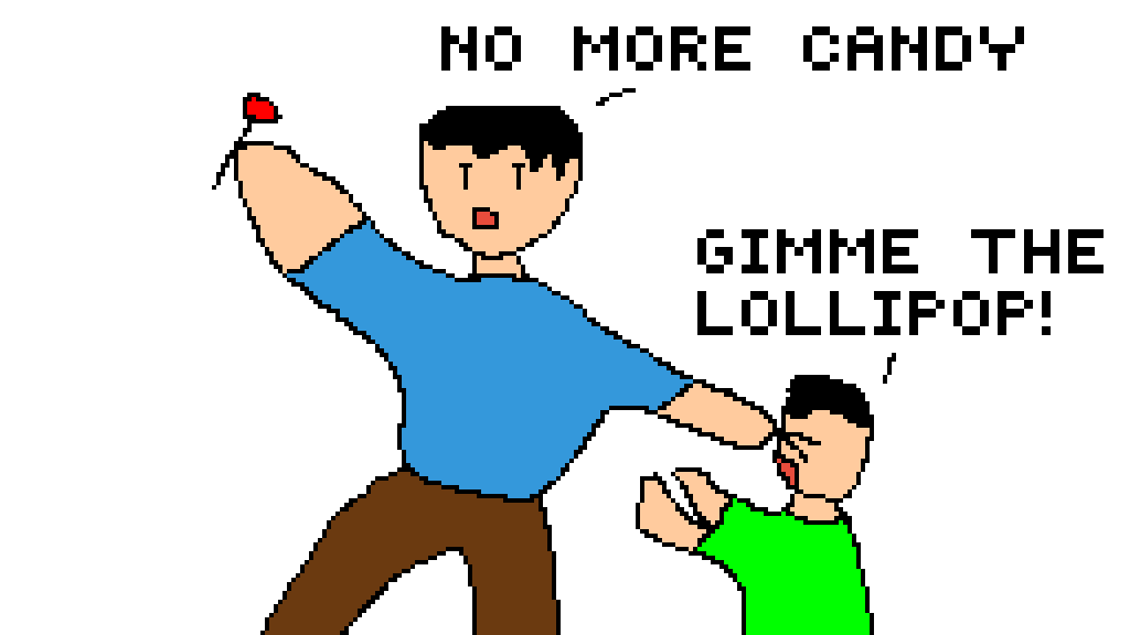 Pixilart - No more candy for you Ink by Kid