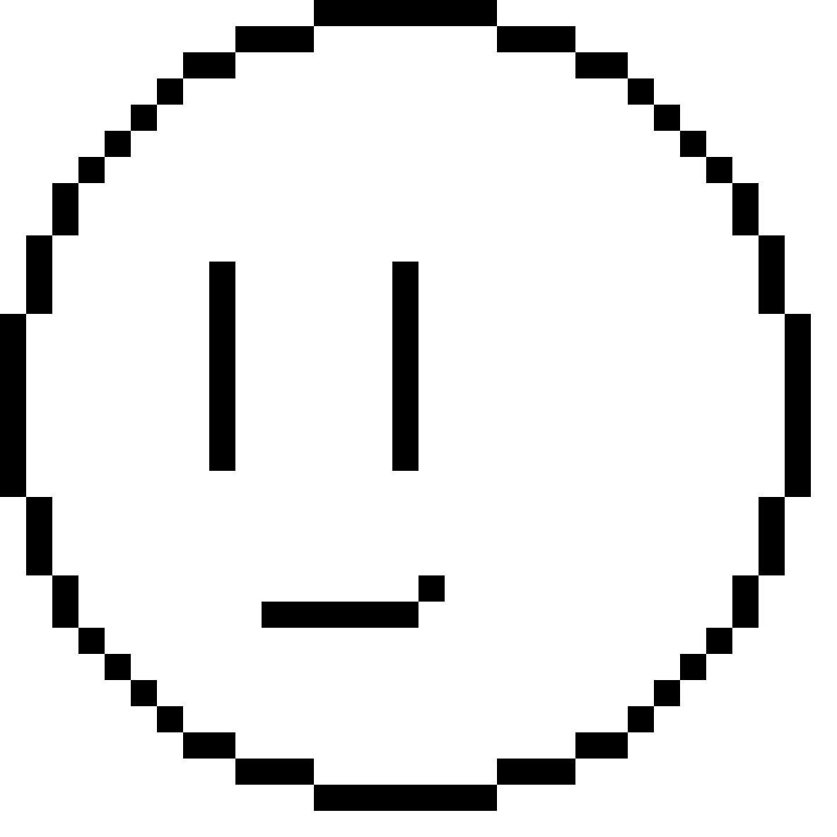 Pixilart - Pixel Face by harrym