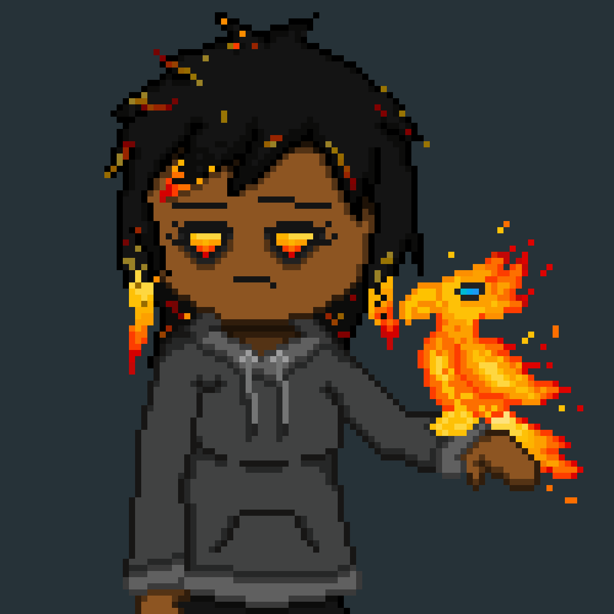 Pixilart - ember inferno wip 3 by blissblazed01