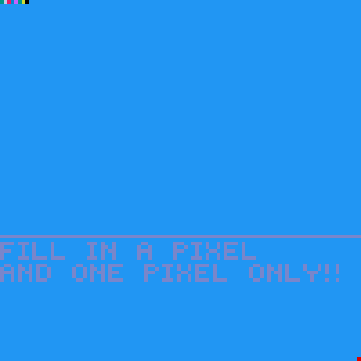 Pixilart - One pixel only. Mine is deep red. by VessReal