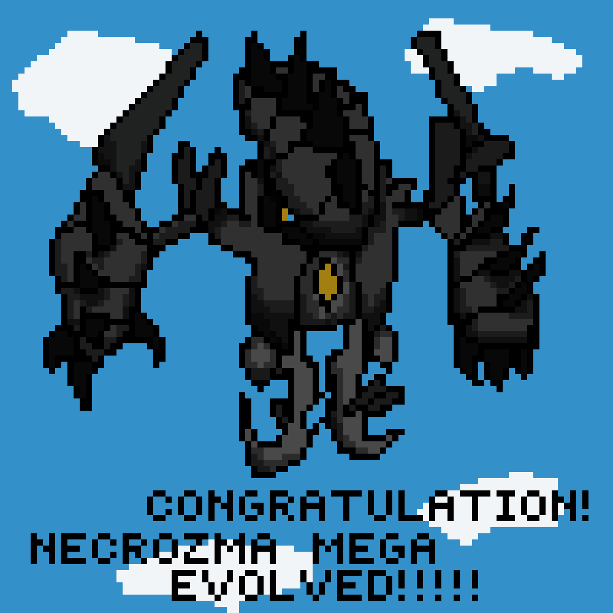 Editing mega necrozma for ultra sun and moon - Free online pixel art ...