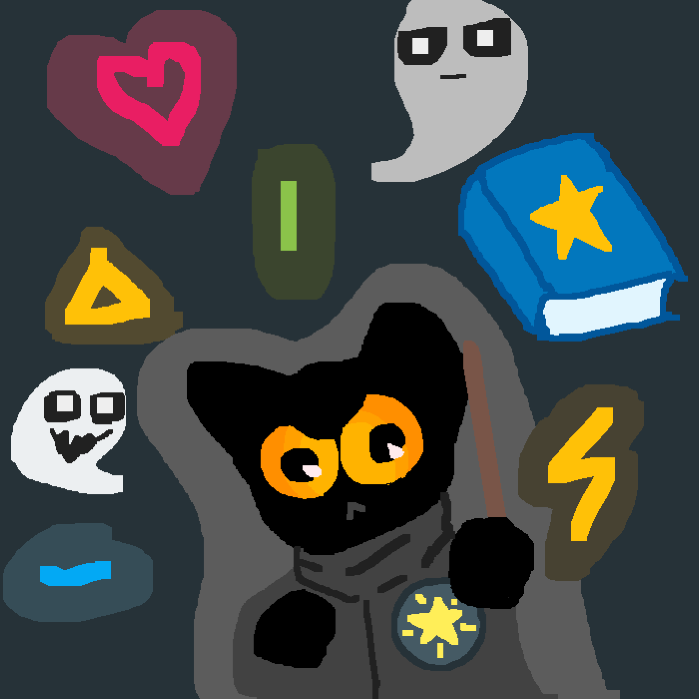 Pixilart - Momo the cat by chasingthestars