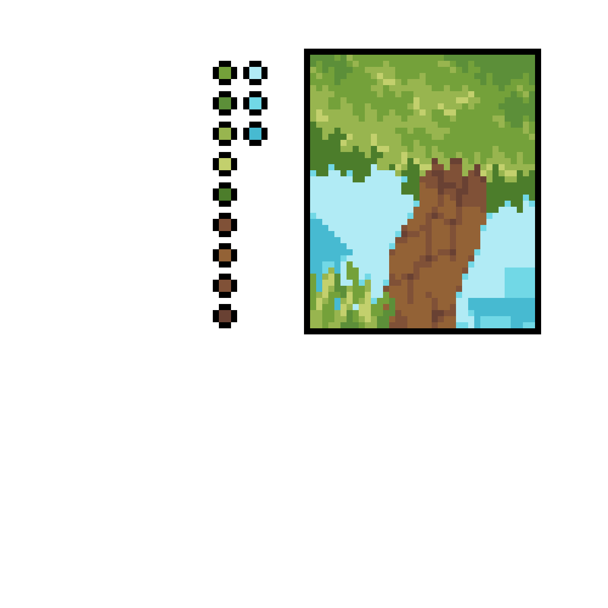 Pixilart - Tree Tutorial by AstinLovesToDra