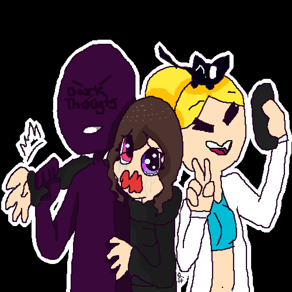 Pixilart - Collab drawing, heh by Samantha-GOD46