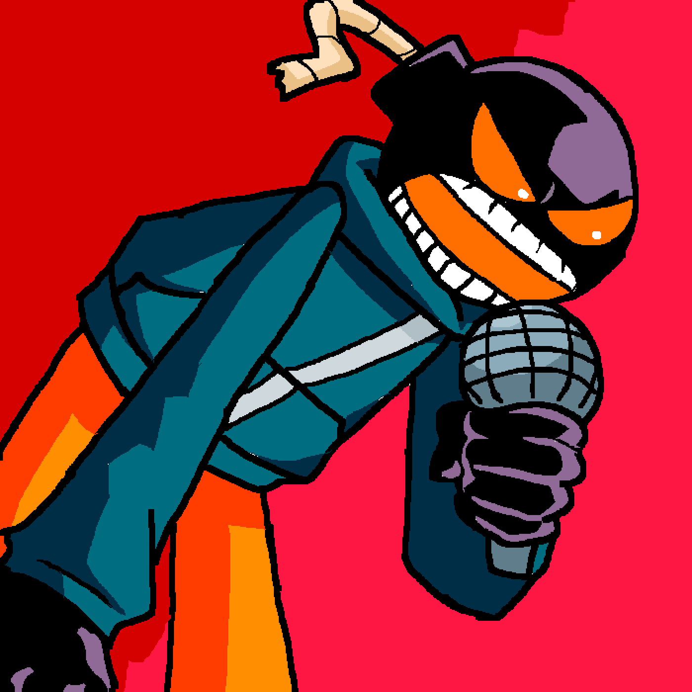 Pixilart - Whitty sprite 3 by Whitty-FNF