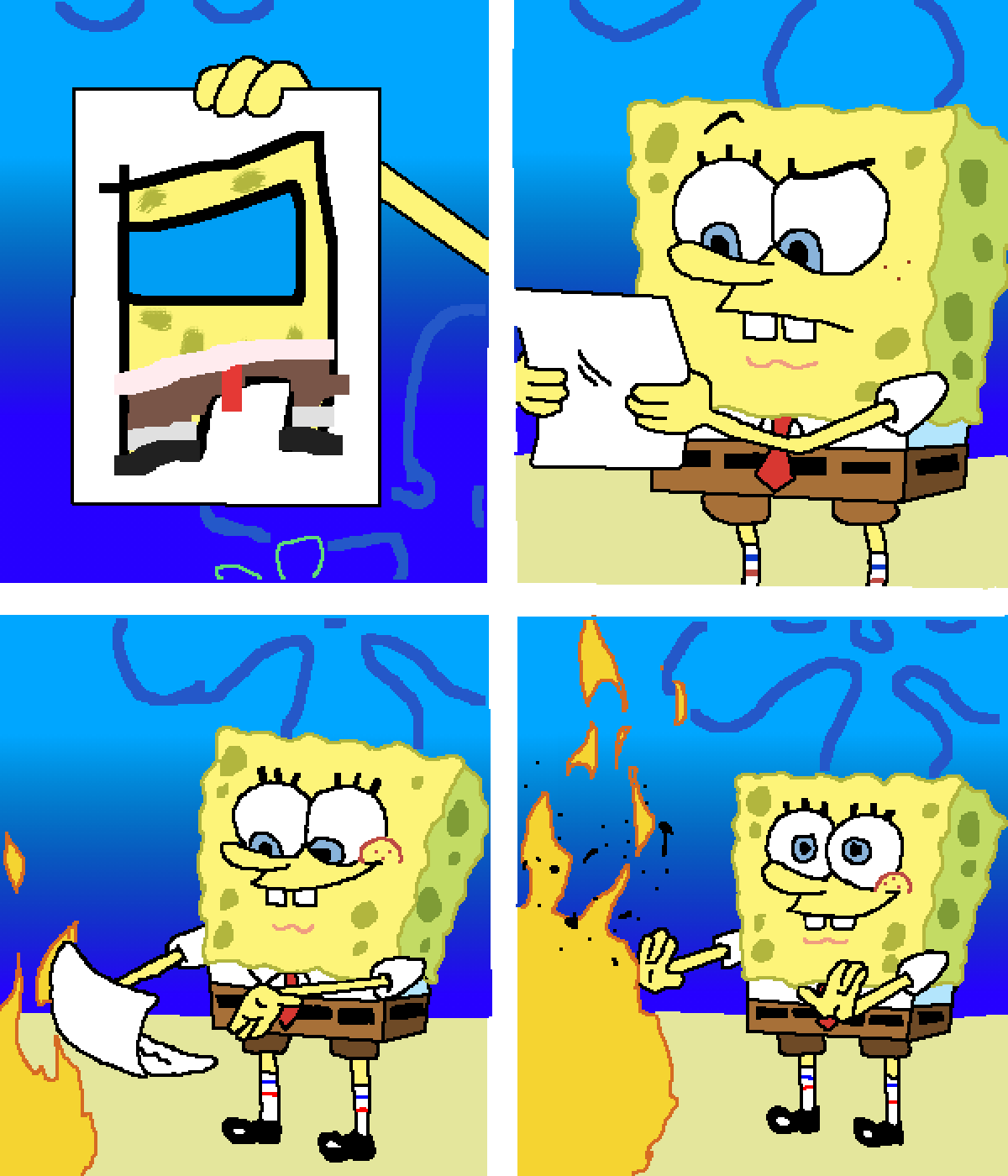 Pixilart - Spongebob sus by ApplesisNiceman