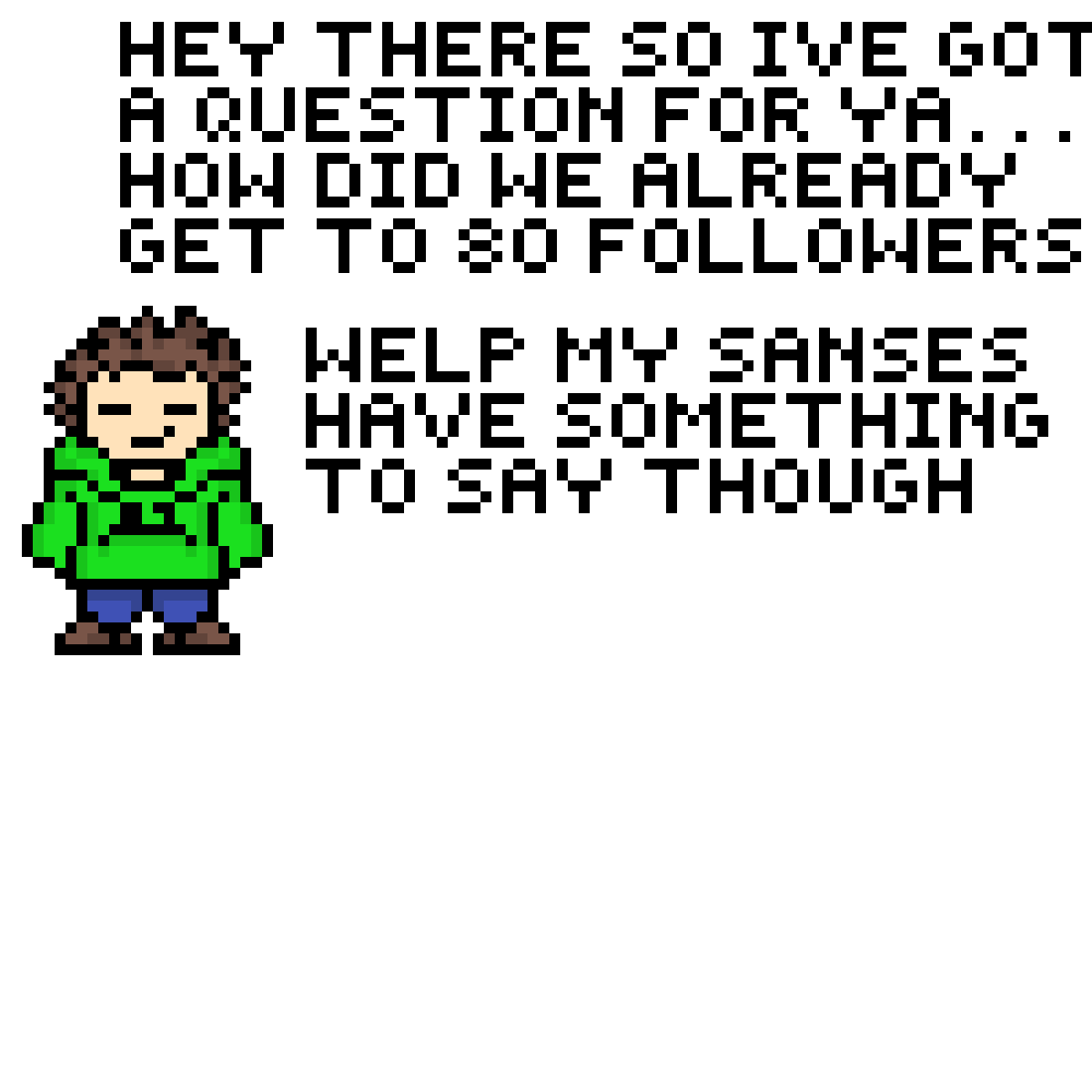 Pixilart - 80 thanks by DaveTES07