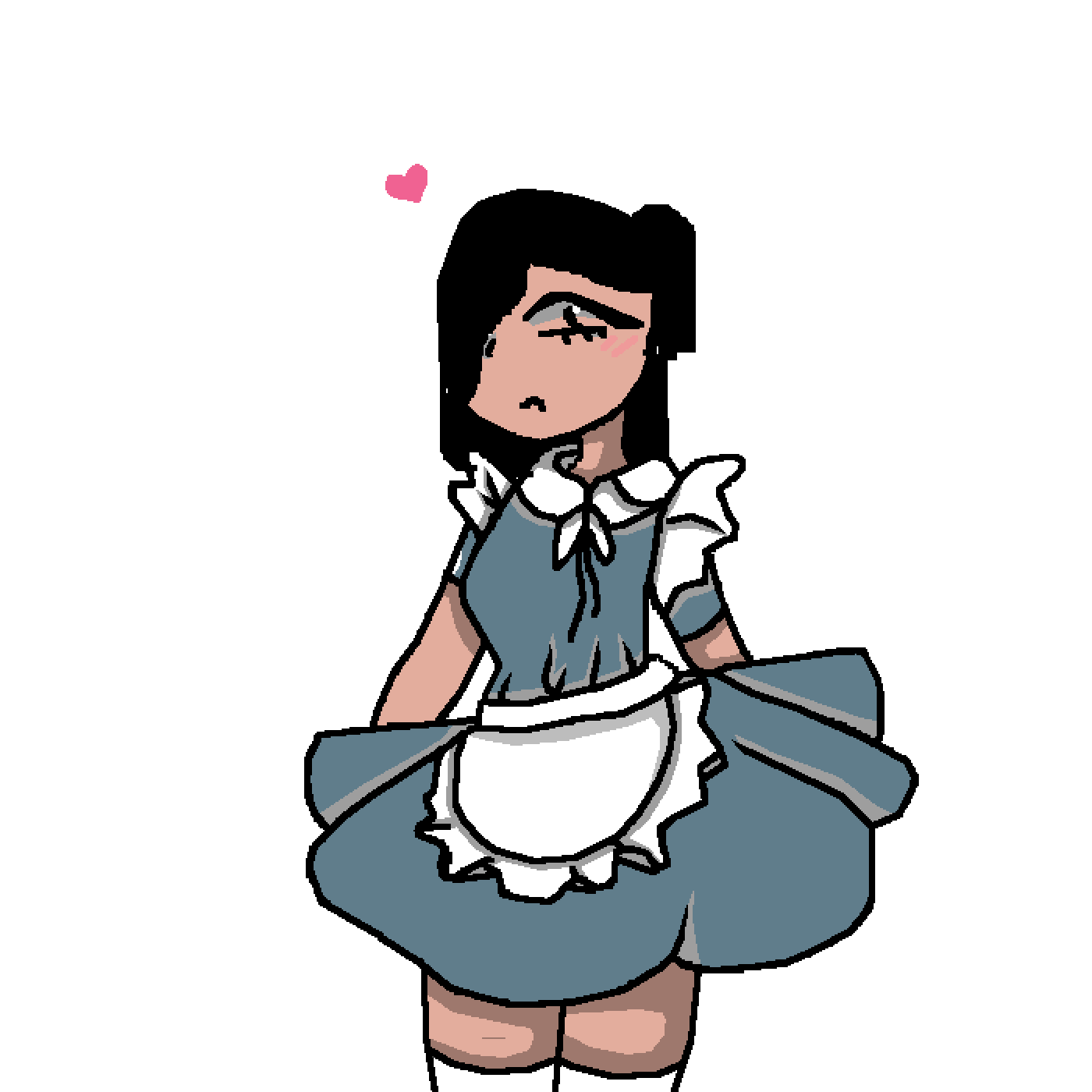 Pixilart - Maid Base by TwoTime