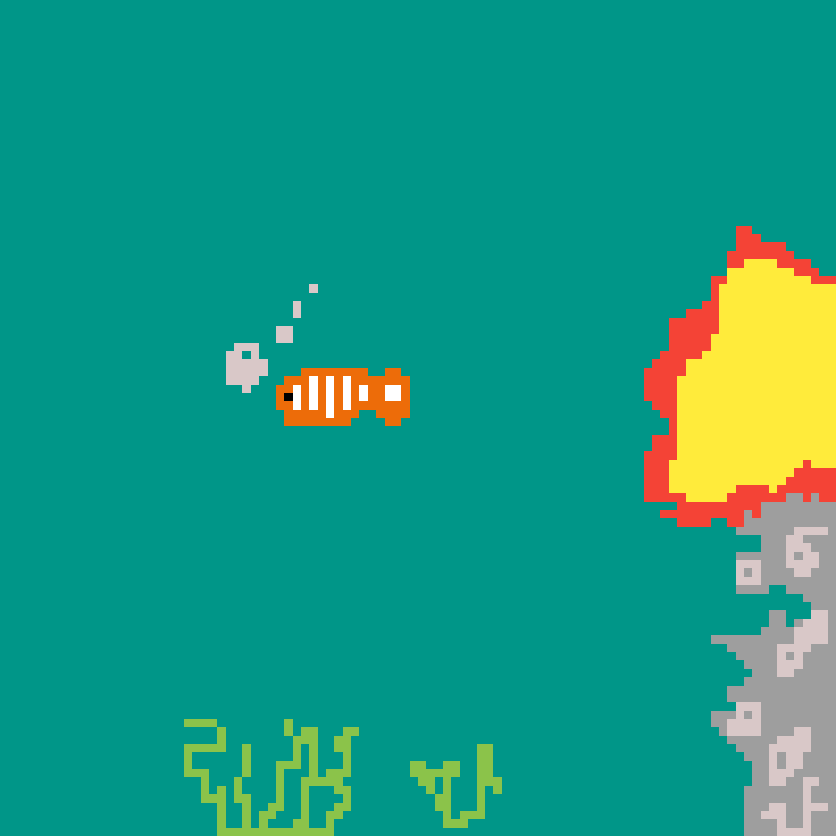 Editing UNDER THE SEA - Free online pixel art drawing tool - Pixilart