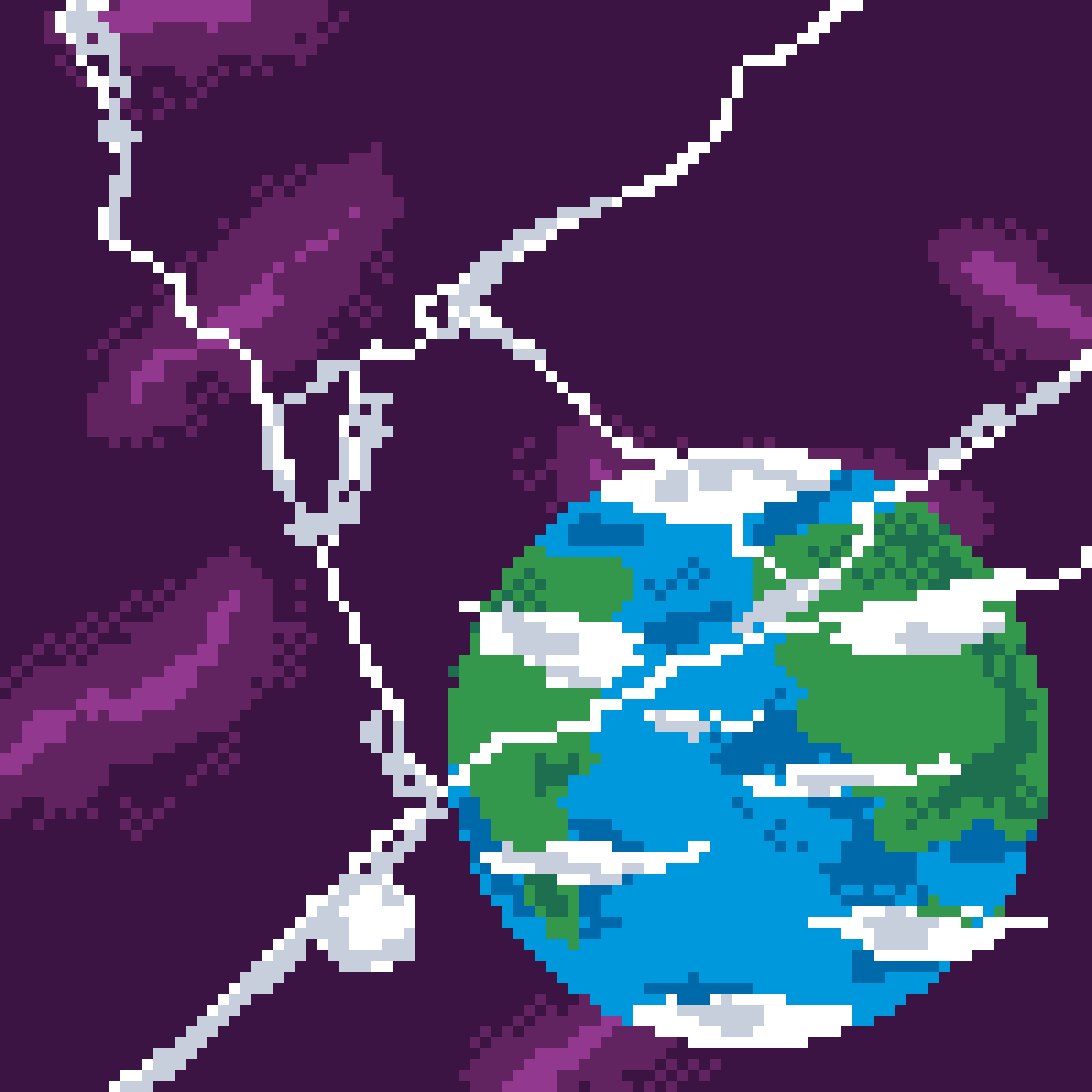 Pixilart - Shattered World by half-dead-guy