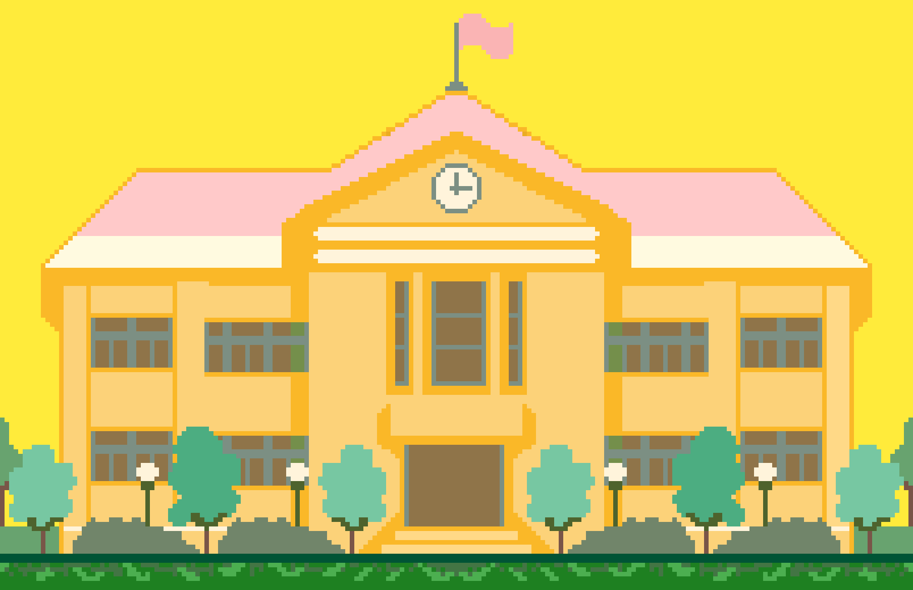 Pixilart - the school by Bruhmomentgamer