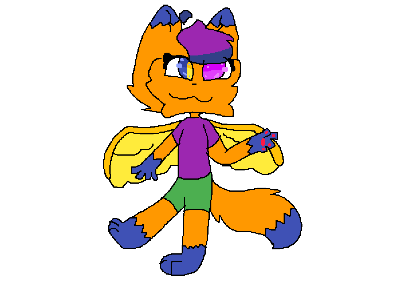 Pixilart - jix in furry form by A-fox-named-nix