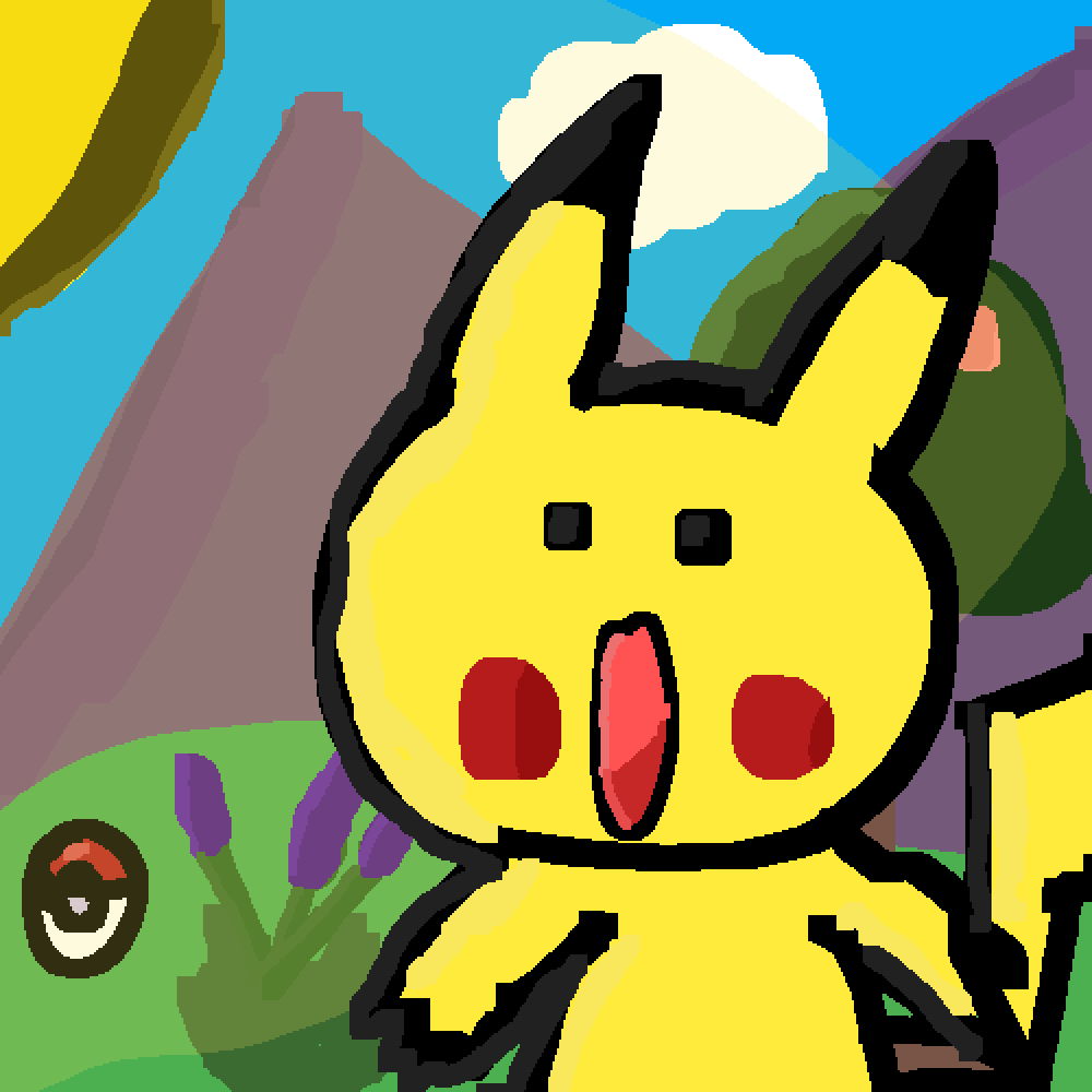 Pixilart - Terminal Montage Pikachu by AcidYt