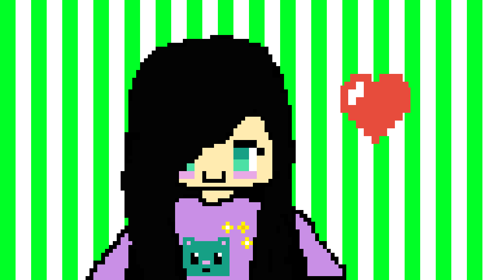Editing Kawaii Minecraft gurl! - Free online pixel art drawing tool ...