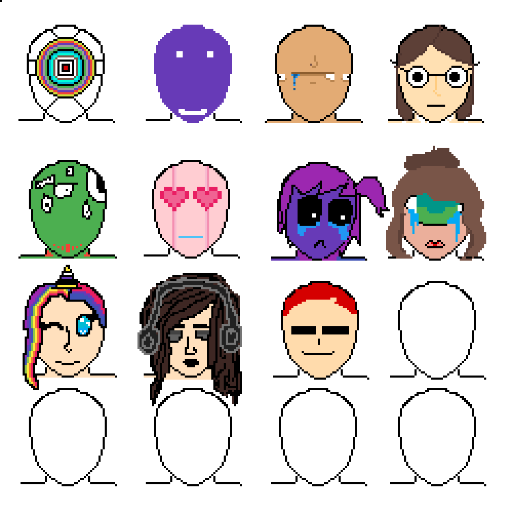 Editing Make a Face - Free online pixel art drawing tool - Pixilart