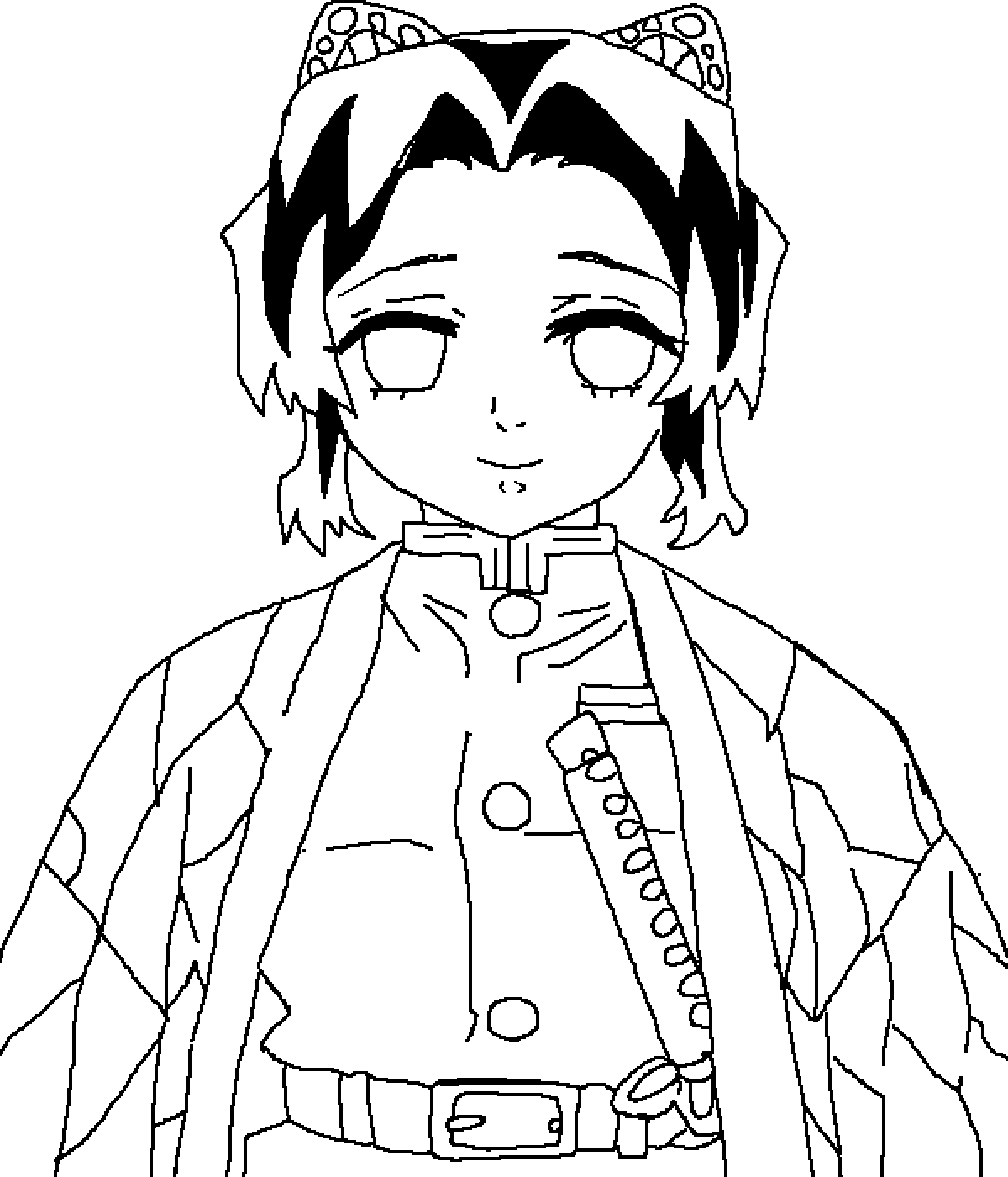 Pixilart - Shinobu Kochou base by AngelOfficial