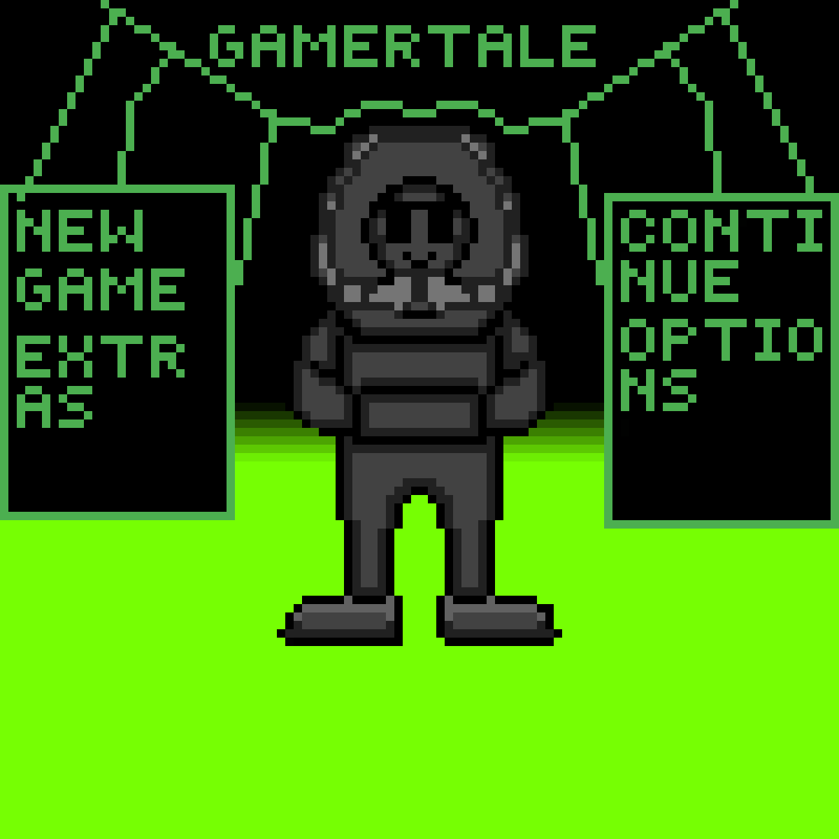 Pixilart - gamertale main menu by 0gamer2000