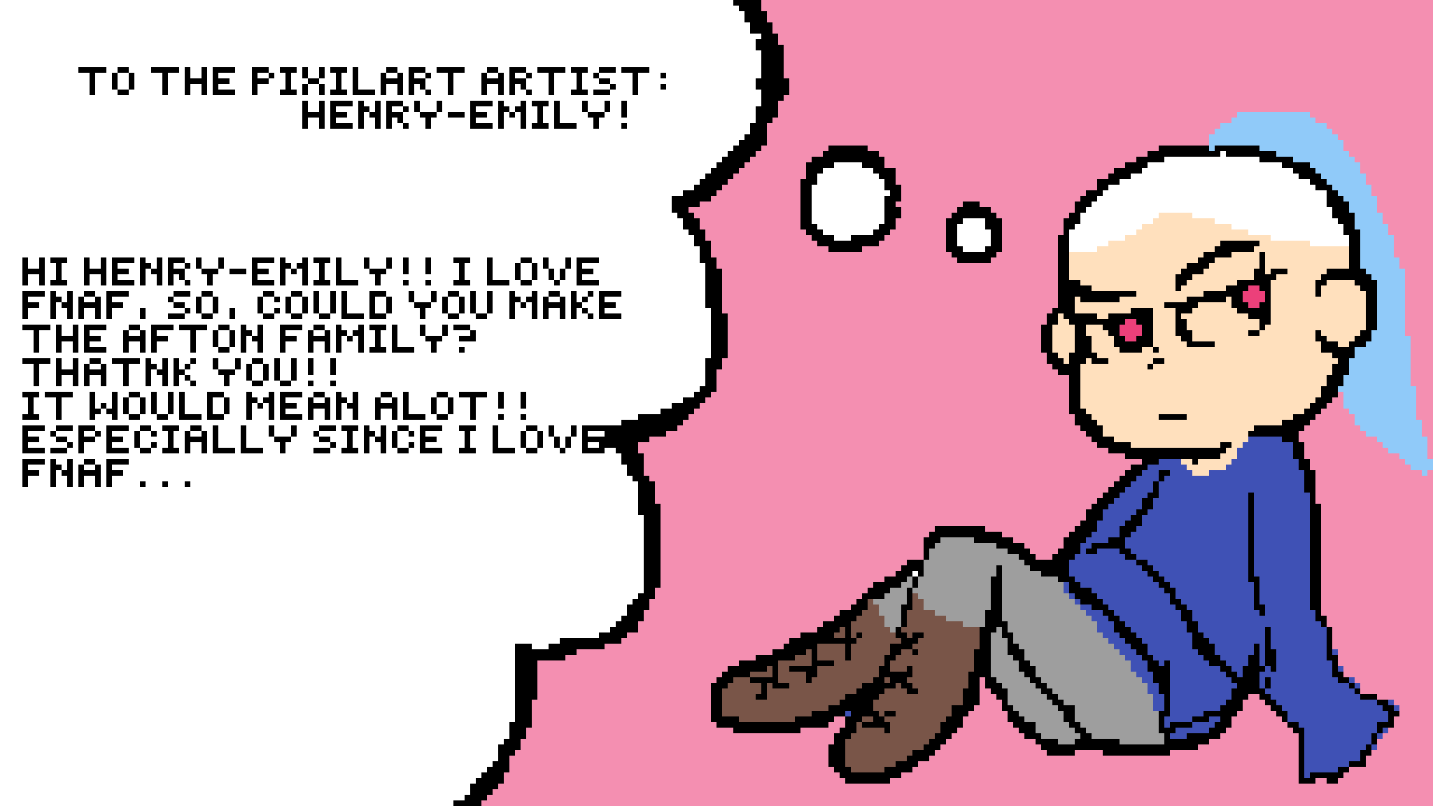 Editing To Henry emily - Free online pixel art drawing tool - Pixilart