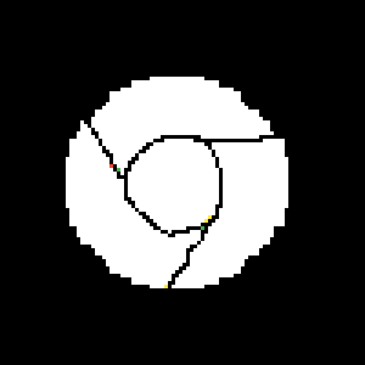 Pixilart - Google Chrome Symbol BASE by moonflower16