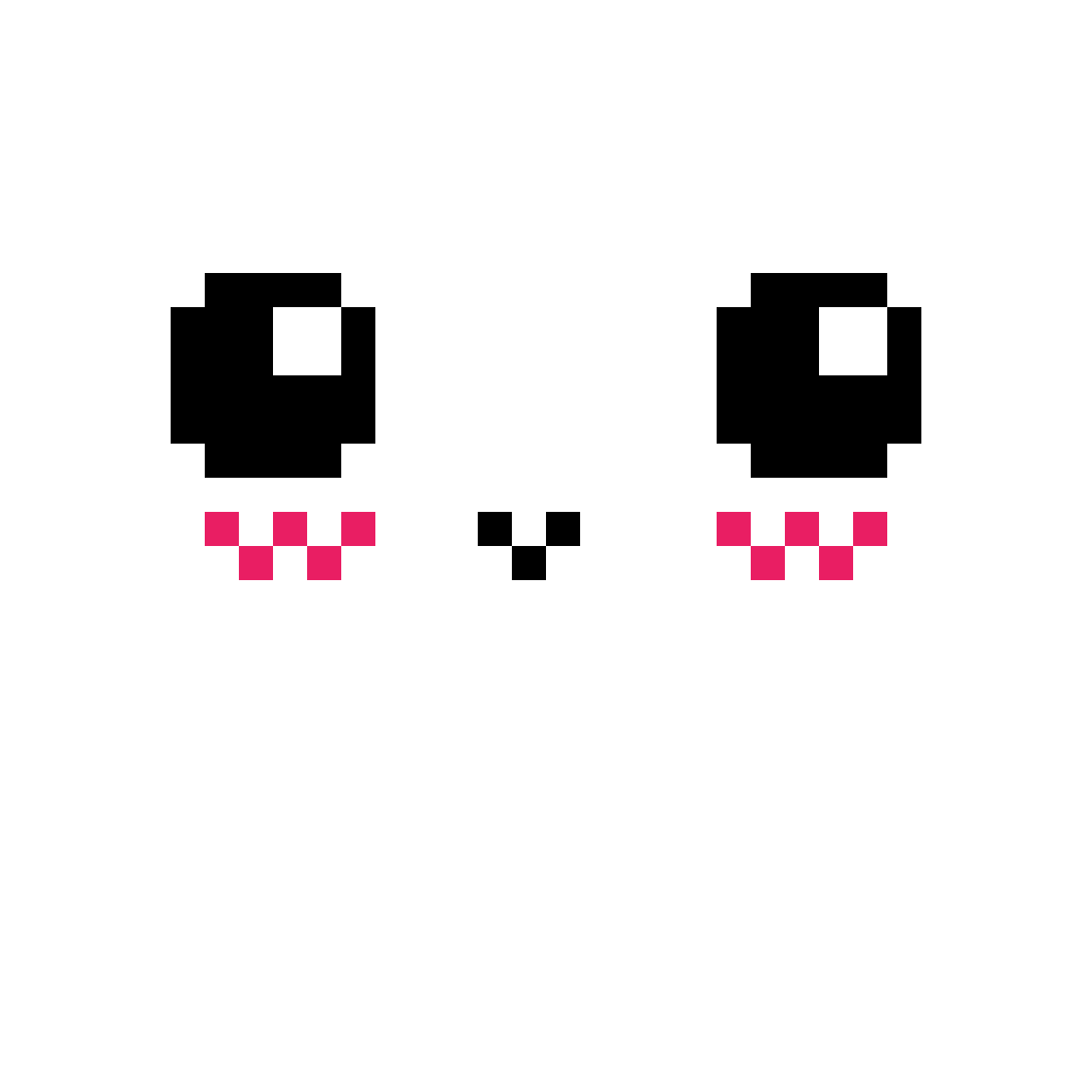 Pixilart - Blinking cute face by kirana