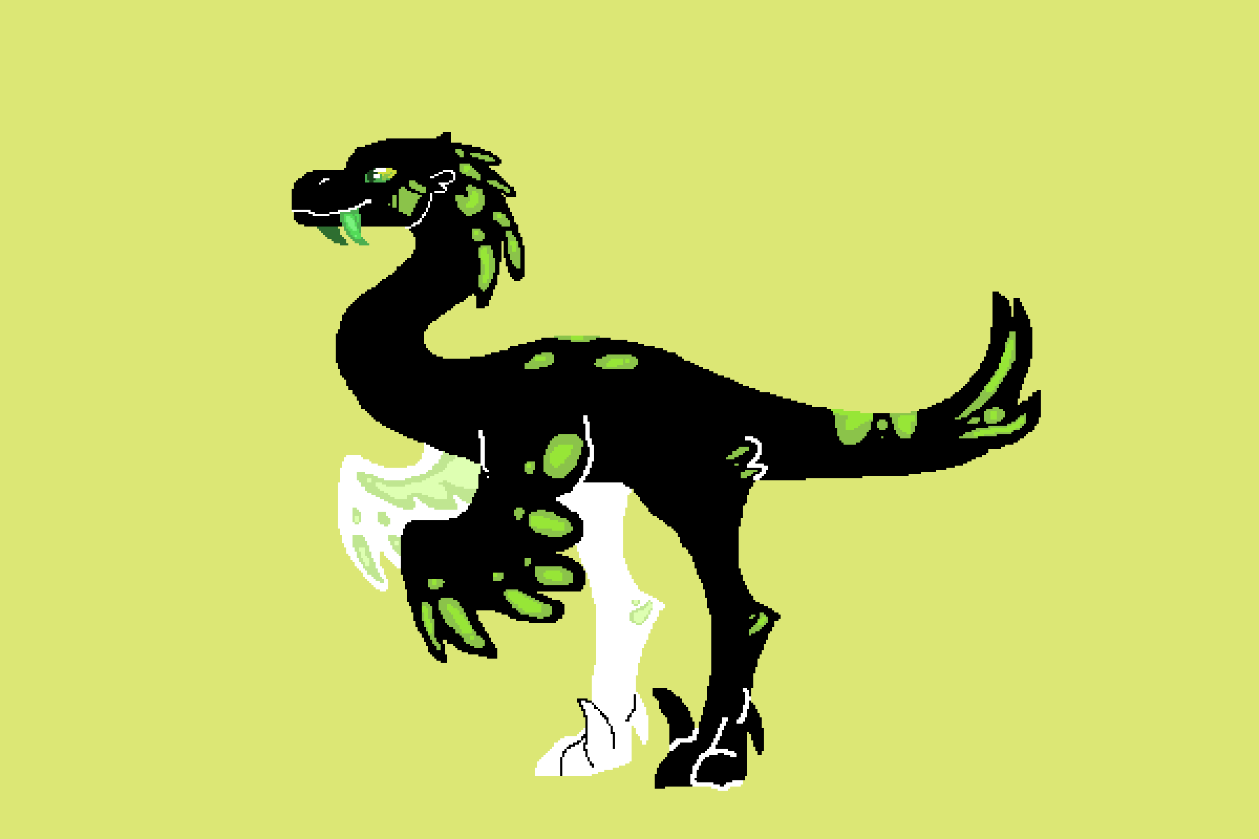 Pixilart - Toren the Utahraptor by Crinkle
