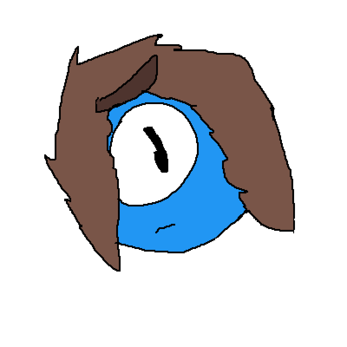 Pixilart - Funky lil blue guy by SnazzyPurpleMan