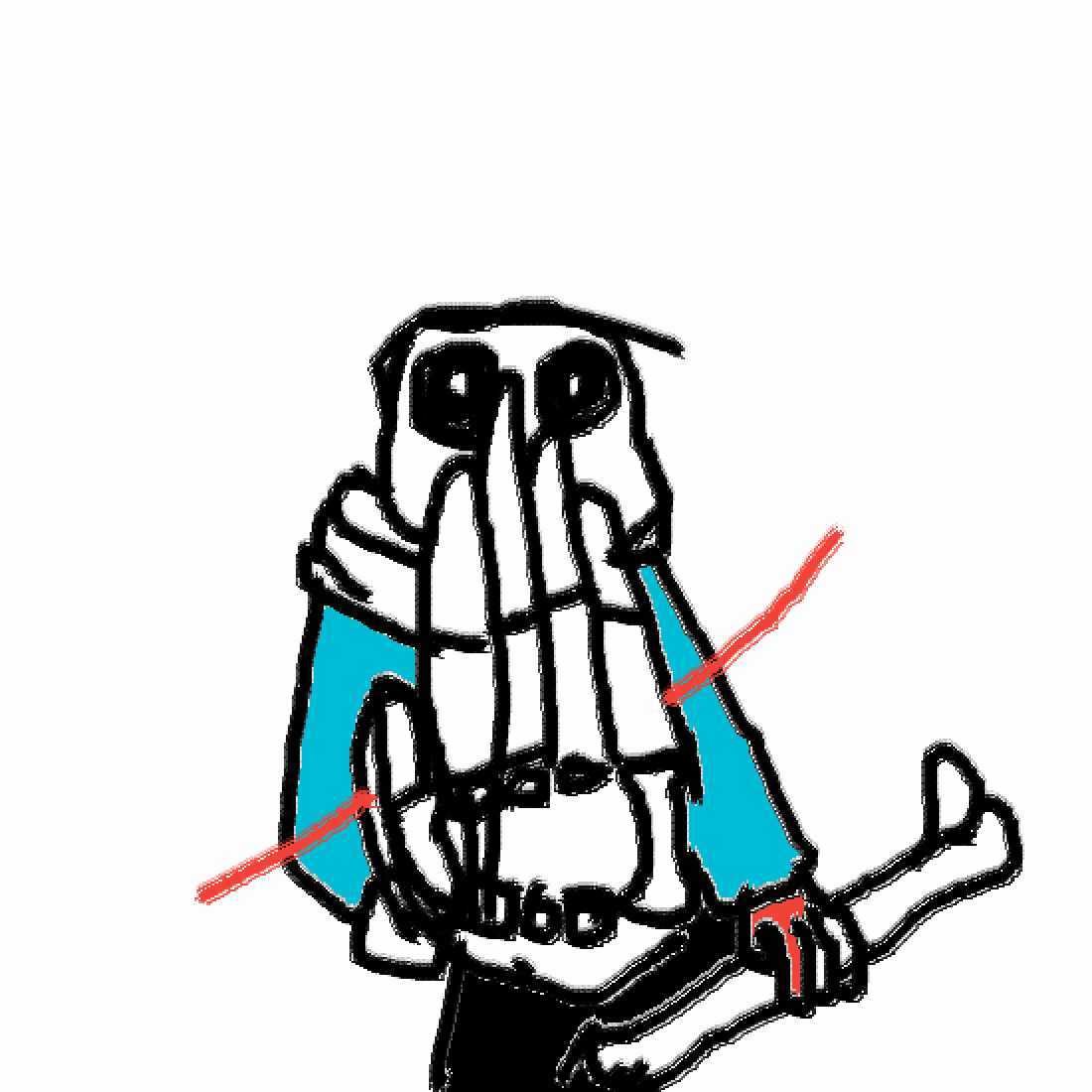 Pixilart - sans phase 3 by Rainbow-guy