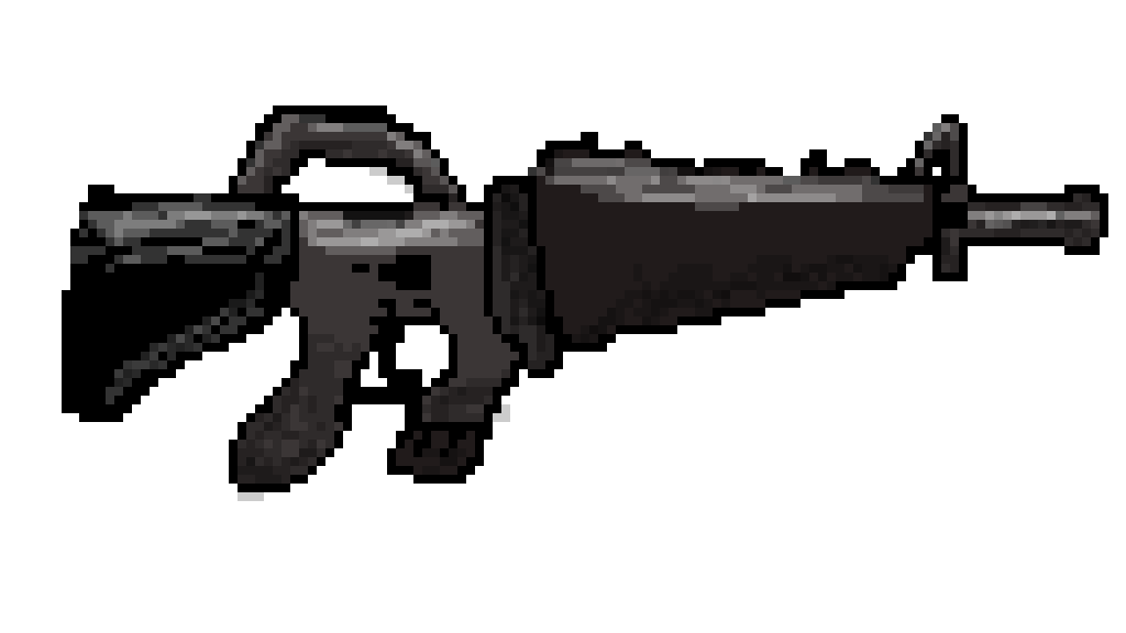 Pixilart - M16 by BearKind
