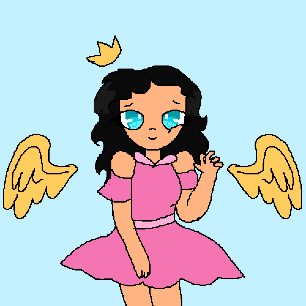 Pixilart - Princess Angel thingy by CamWaffle