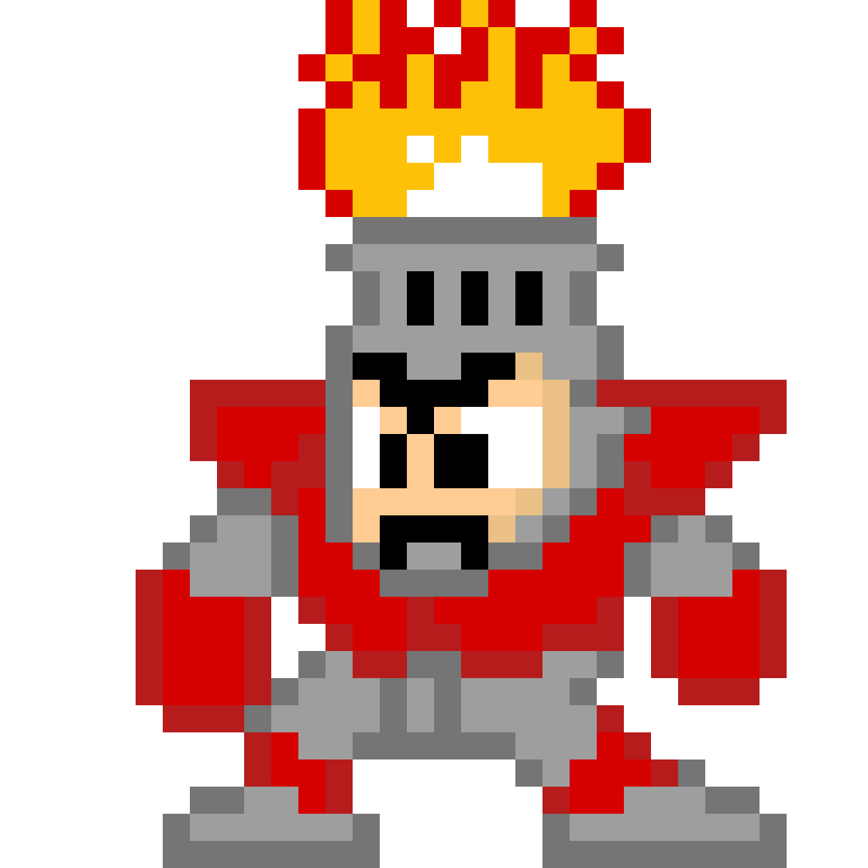 Editing 16 fire man - Free online pixel art drawing tool - Pixilart
